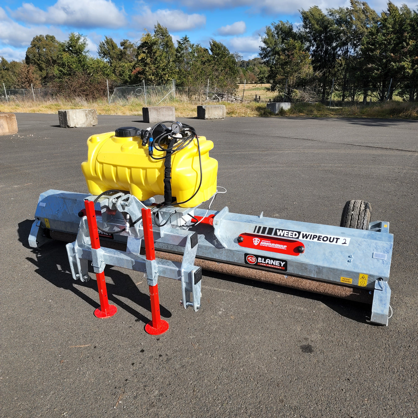 Armour Dual Roller Weed Wiper, "Weed Wipeout" - 3m 3PL